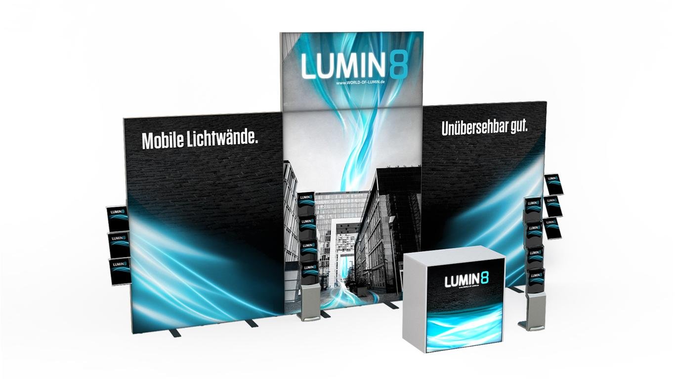 LUMIN8 Mobiles Messesystem - LA CONCEPT